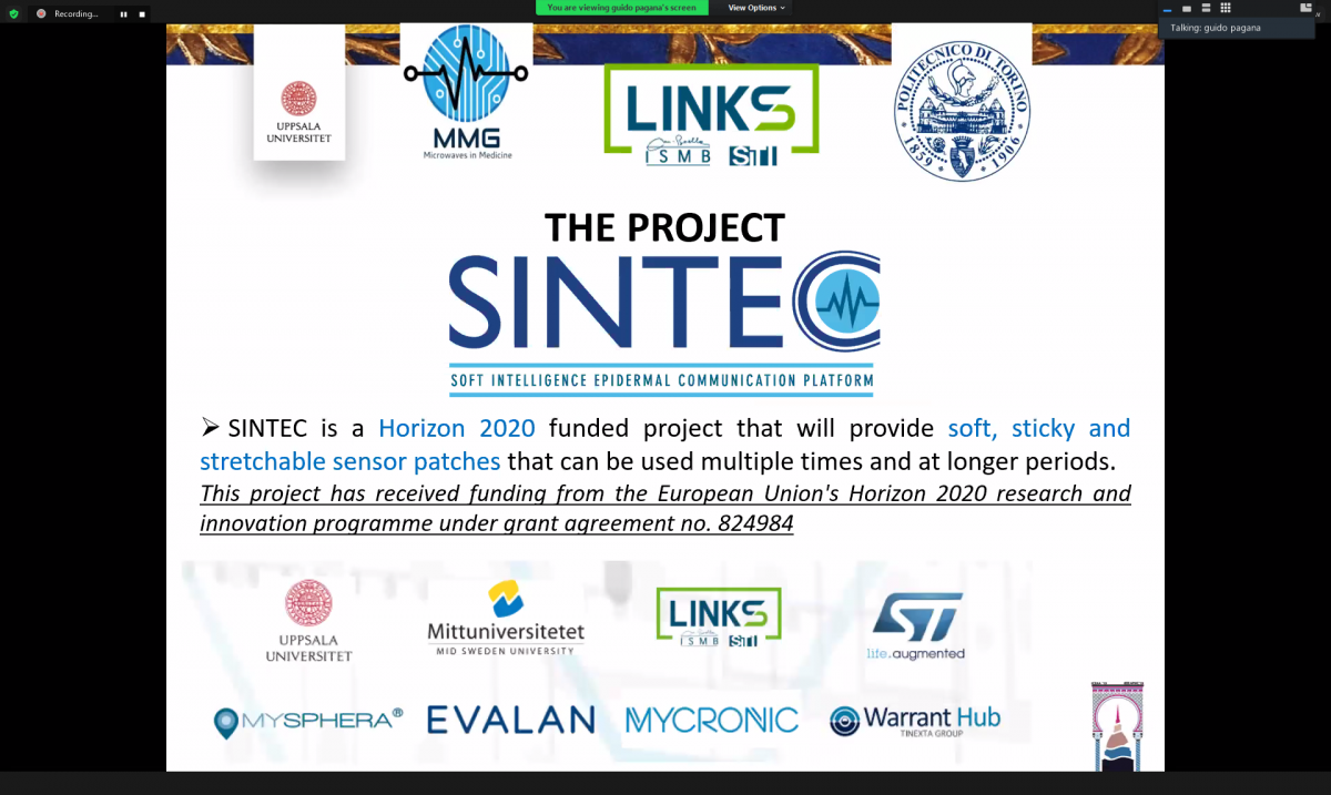 Future clinical applications of SINTEC devices for Telemedicine and ...